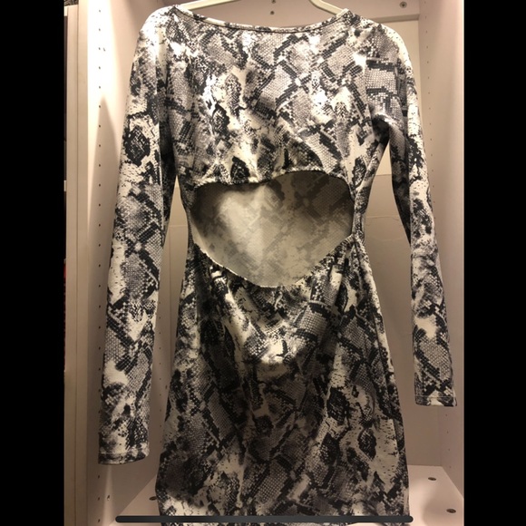 Dresses | Snake Print Mini Dress | Poshmark